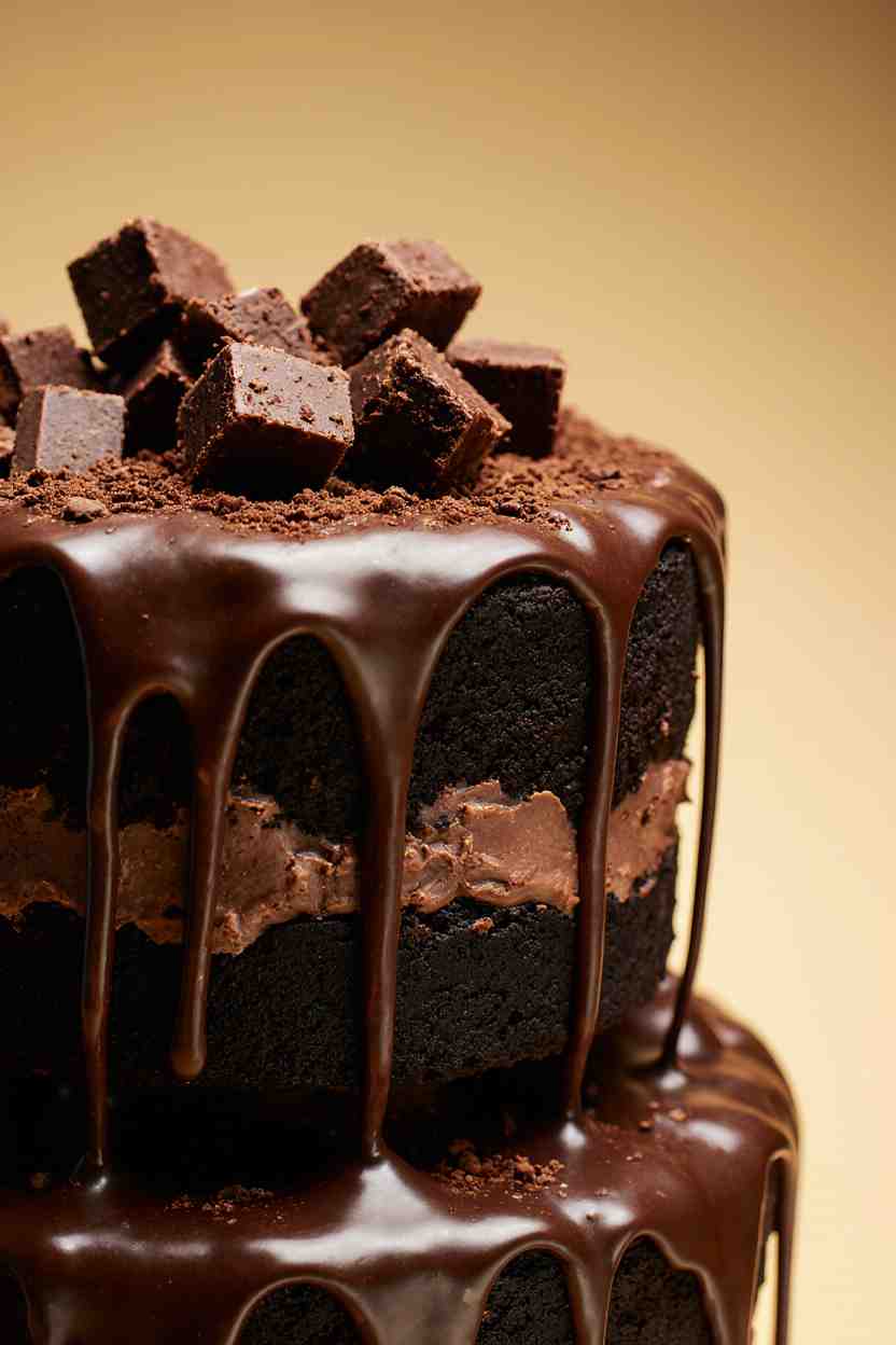 Chocolate Overload Explosion Cake