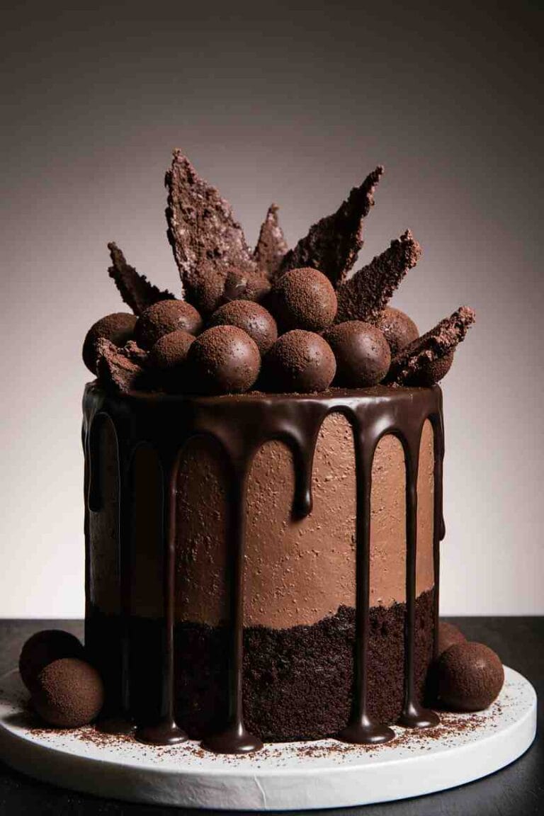 Chocolate Overload Explosion Cake