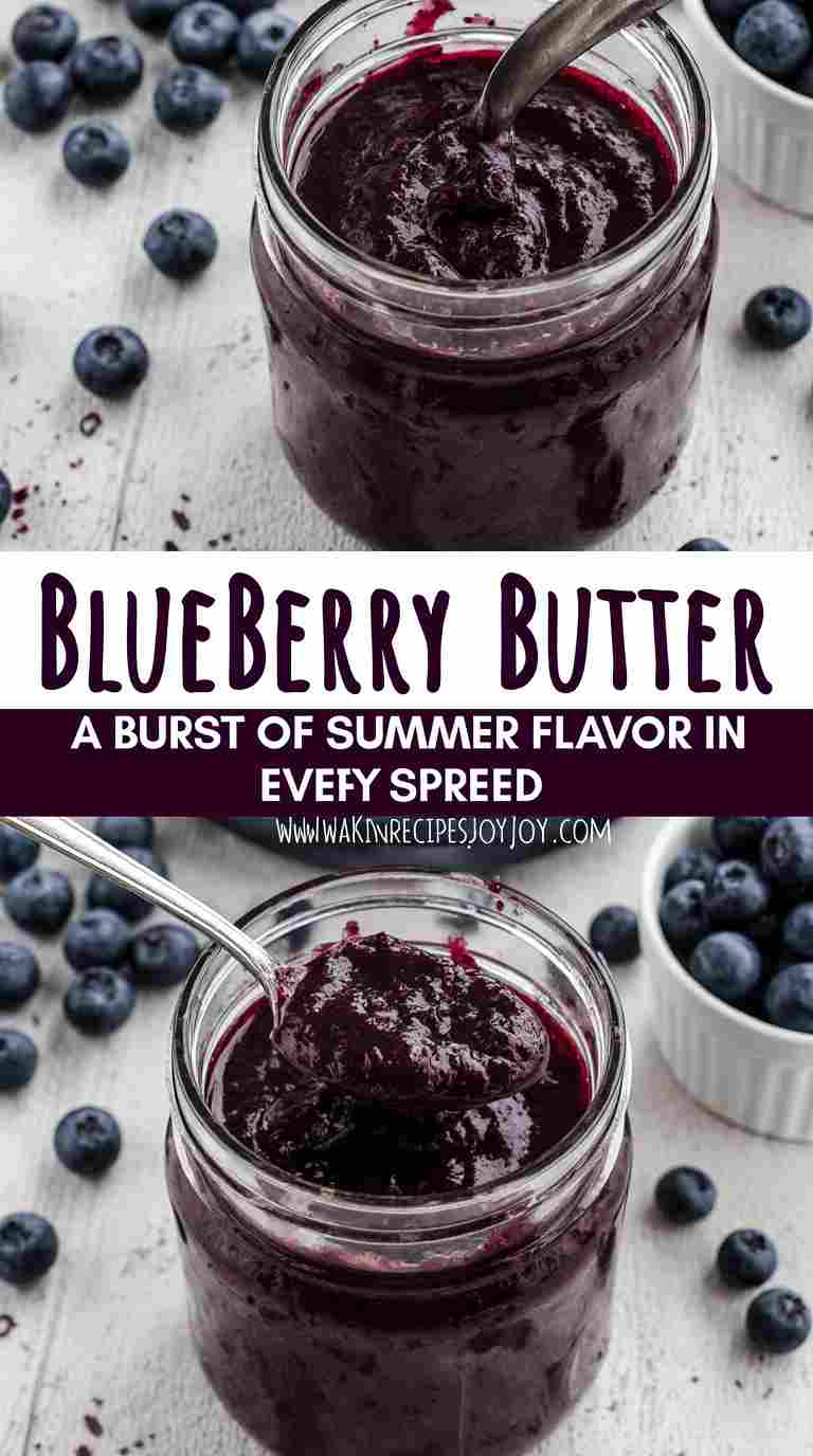Homemade Blueberry Butter: A Burst of Summer Flavor in Every Spread