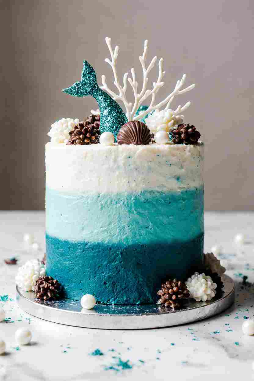 Mermaid Cake or Under-the-Sea Cake: A Magical Ocean-Inspired Dessert