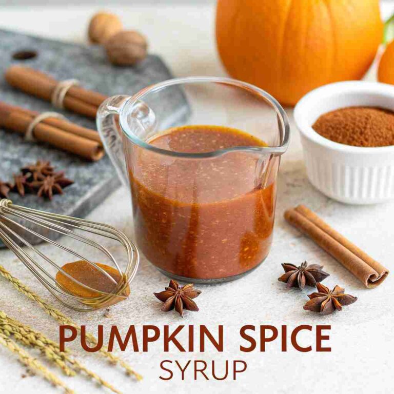 Homemade Pumpkin Spice Syrup: The Secret for Fall Flavors