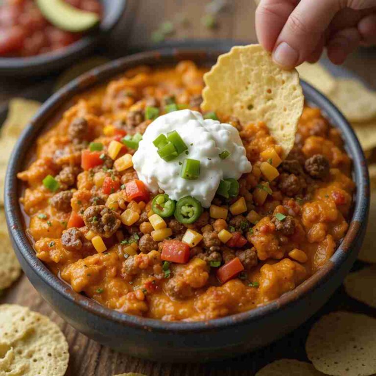 Touchdown Taco Dip - Football Food Ideas for Winning Game Nights