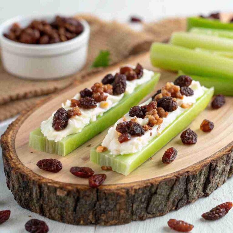 Ants on a Log Recipe - After School snacks - Healthy Ideas