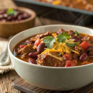 Classic Beef Chili Recipe with Beans
