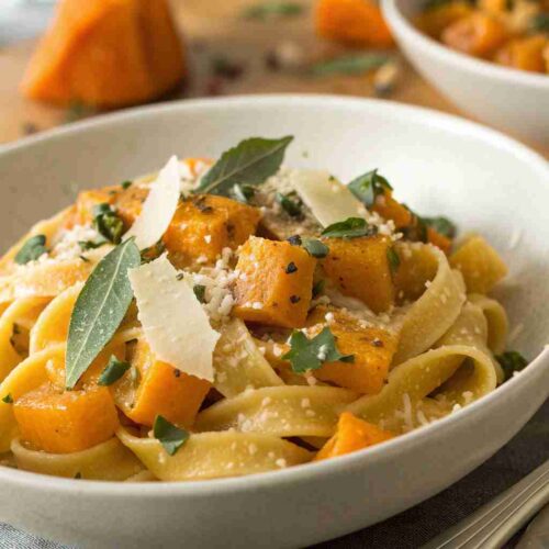 Butternut Squash & Sage Pasta - Pasta Dishes for Fall