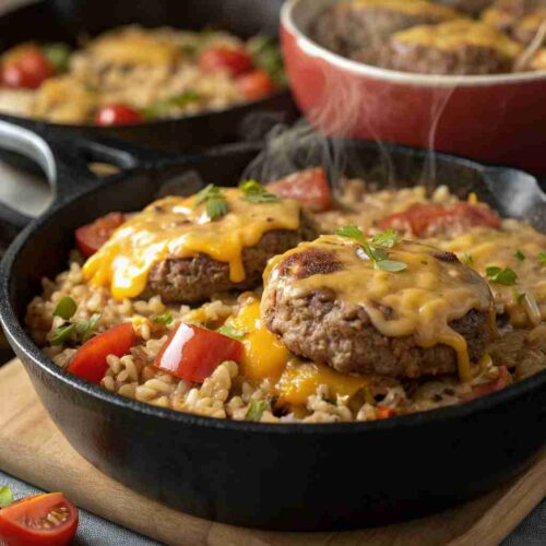 Cheeseburger Rice Skillet: The Ultimate Comfort Food Mashup!