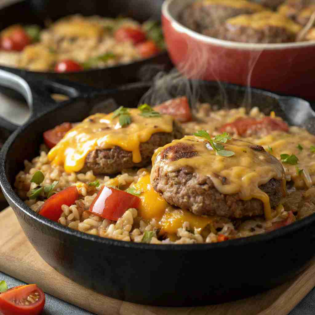 Cheeseburger Rice Skillet: The Ultimate Comfort Food Mashup!