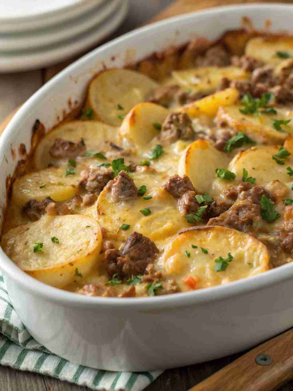 Cheesy Turkey Beef Potato Bake: The Ultimate Comfort Food Recipe!