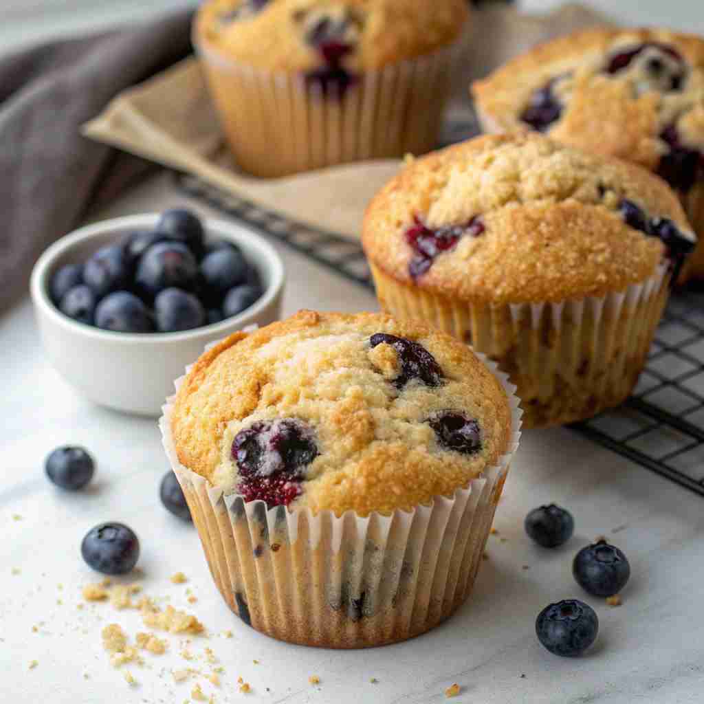 Gluten-Free Blueberry Muffins – Bakery-Style Recipe