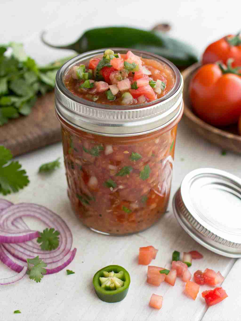 Homemade Canning Salsa - Fresh Garden Recipe
