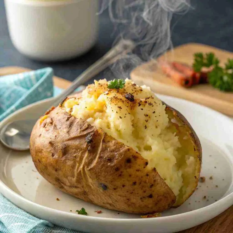 Microwave Baked Potato - Quick & Easy Recipe