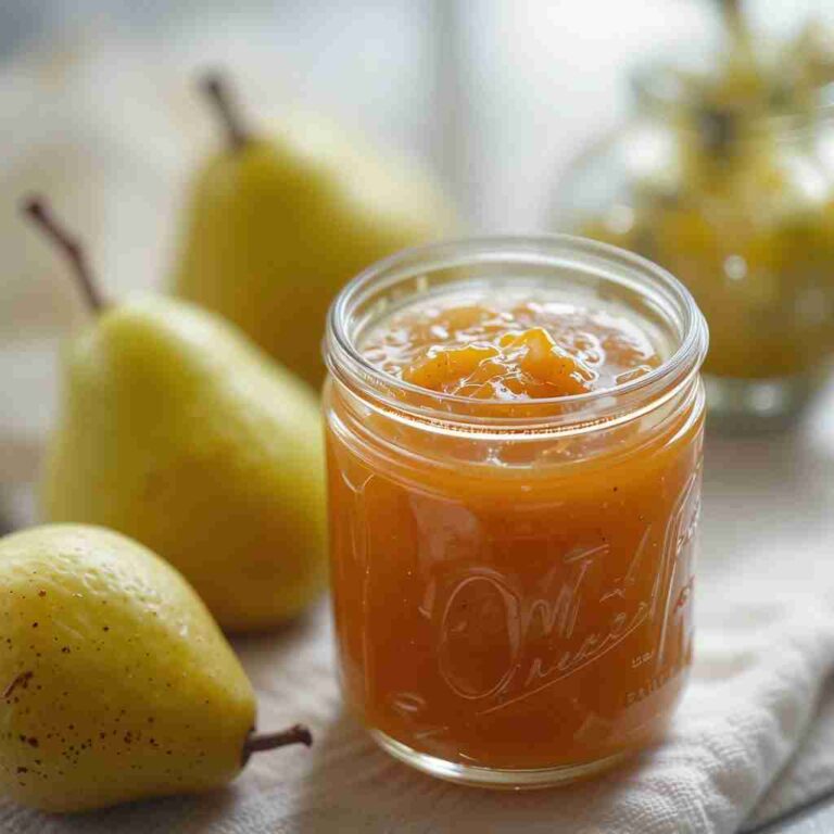 Pear Jam - Homemade Canning Recipe