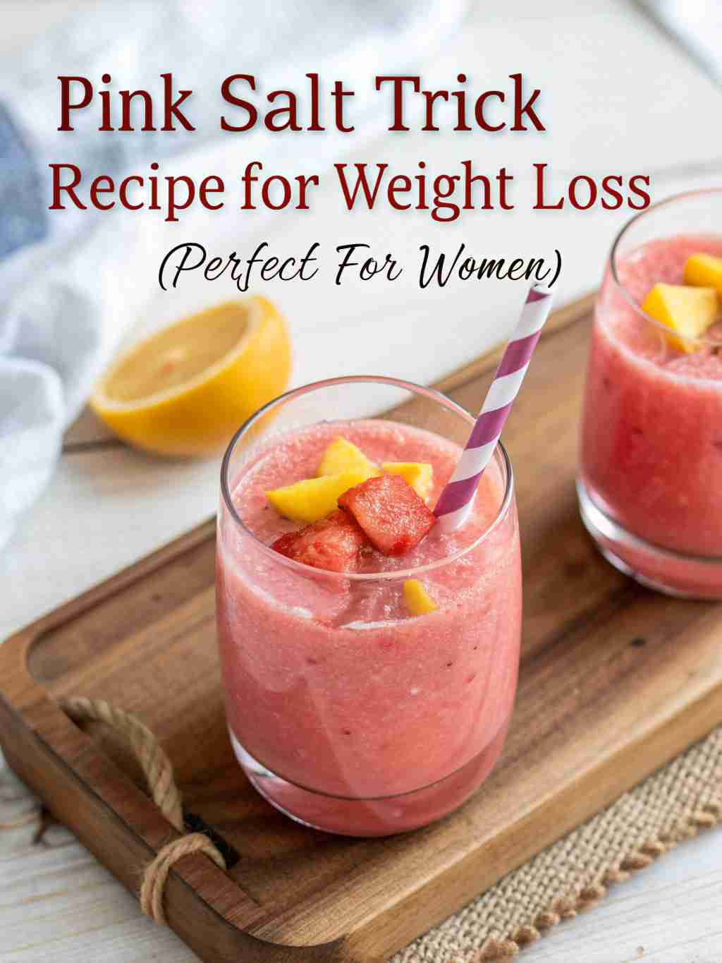 Pink Salt Trick Recipe for Weight Loss (Perfect for Women)