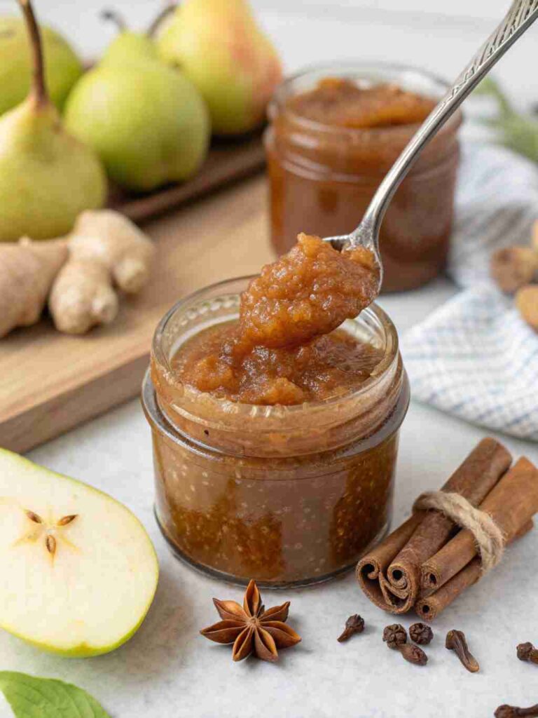 Unusual Jam Recipes - Spiced Pear & Ginger Jam
