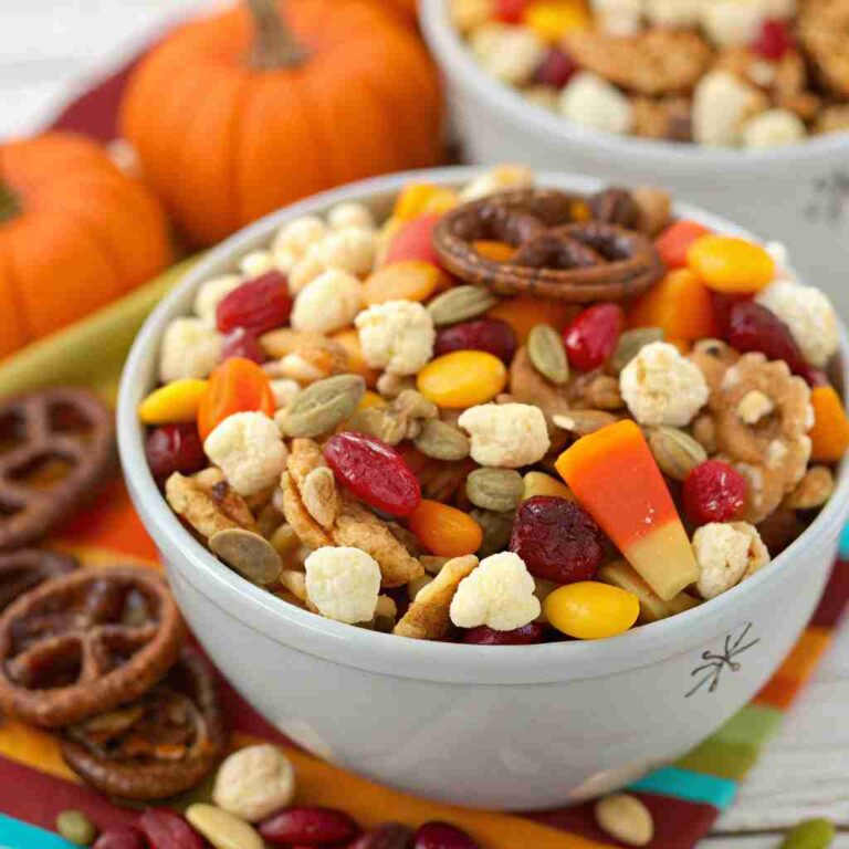 Sweet and Salty Fall Snack Mix - Autumn Treats