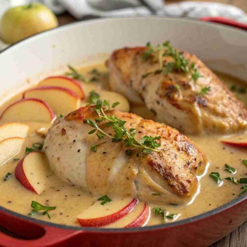 chicken normandy – Creamy Apple Brandy Chicken