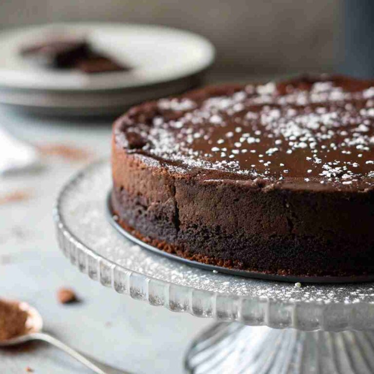 Flourless Gluten-Free Chocolate Cake – Rich & Decadent