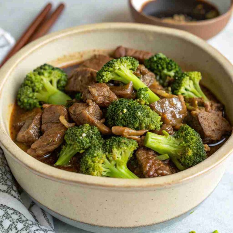 Slow Cooker Beef and Broccoli Recipe