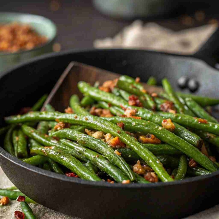 firehouse green beans – Savory Skillet Side