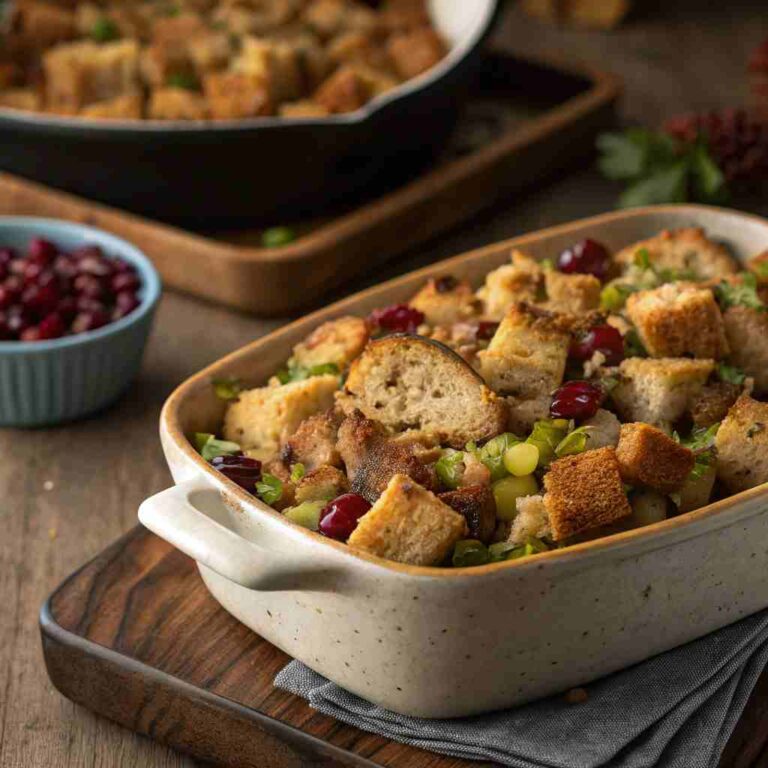 Classic Thanksgiving Stuffing Recipe - Traditional Herb Dressing