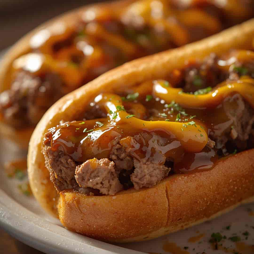 Ground Beef Philly Cheesesteaks