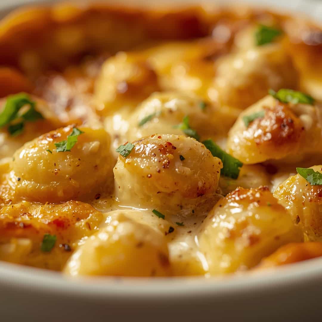 High Protein Crustless Chicken Pot Pie