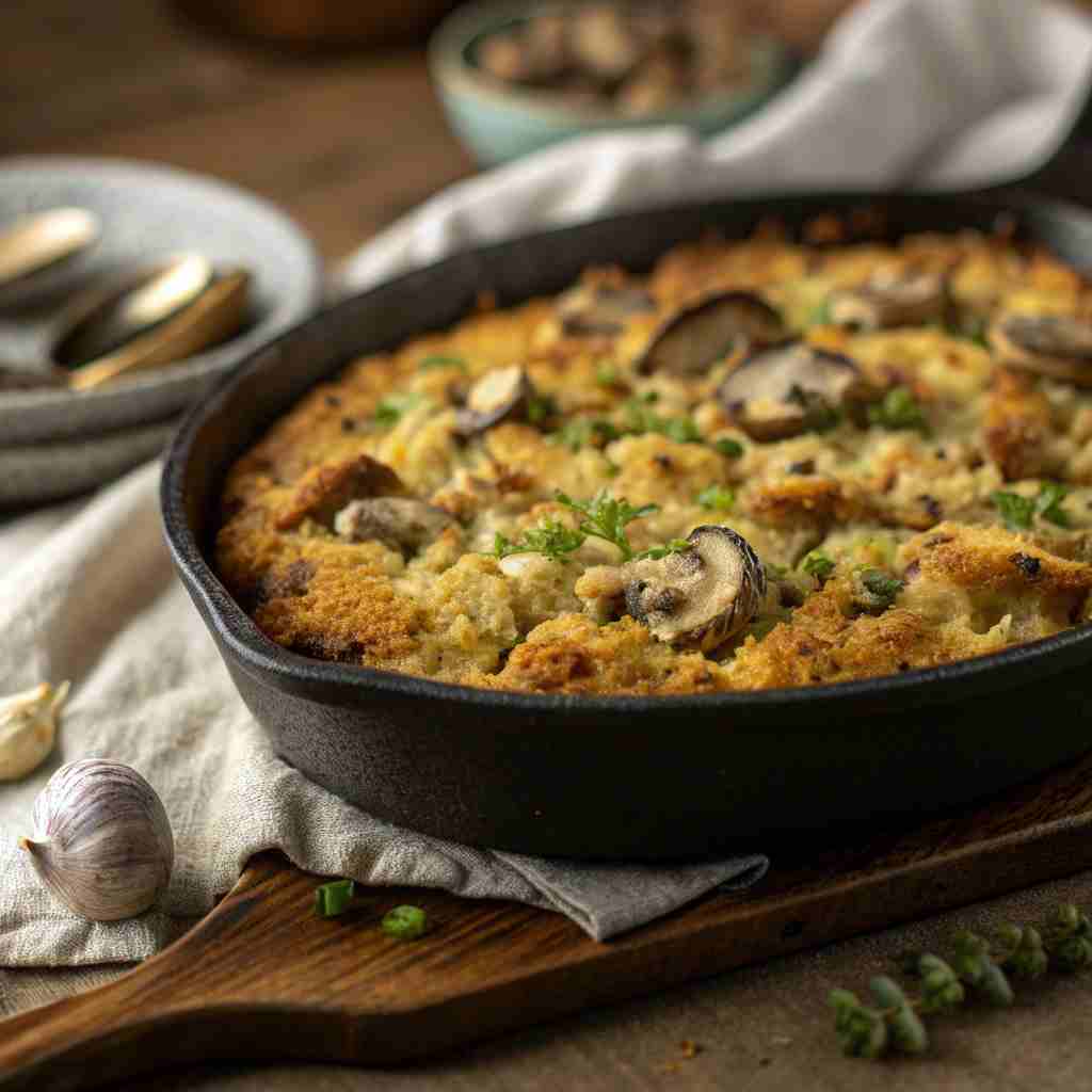 Oyster Cornbread Dressing - Traditional Southern Side