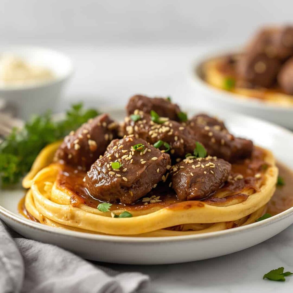 Best Crock Pot Garlic Butter Steak Bites