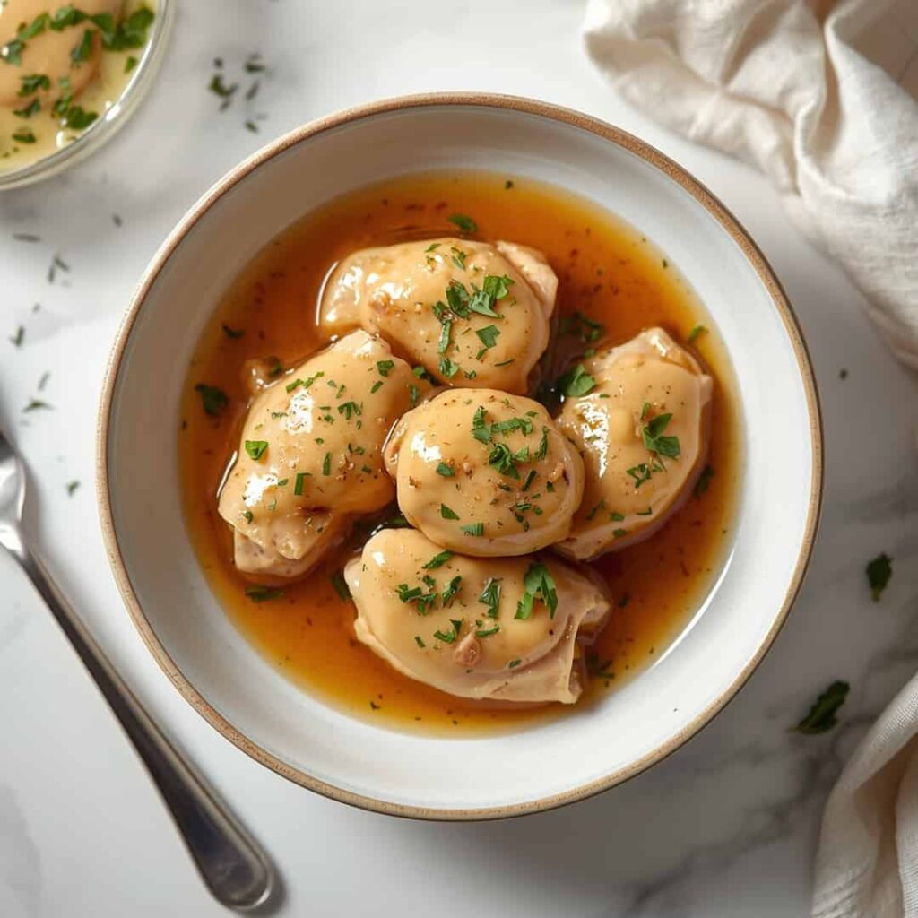 Chicken Boursin Sauce Garlic Herbs