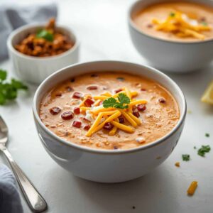 High Protein Creamy Taco Soup